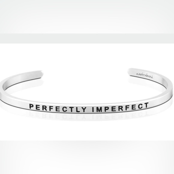 MantraBand | Jewelry | Perfectly Imperfect Mantraband Silver Color Cuff ...